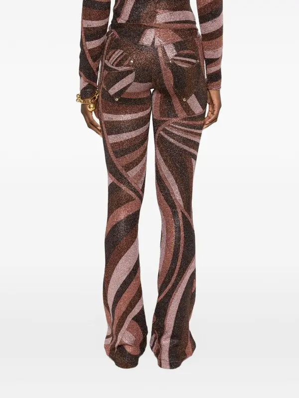 Emilio Pucci Printed Skinny Trousers - Multicolor