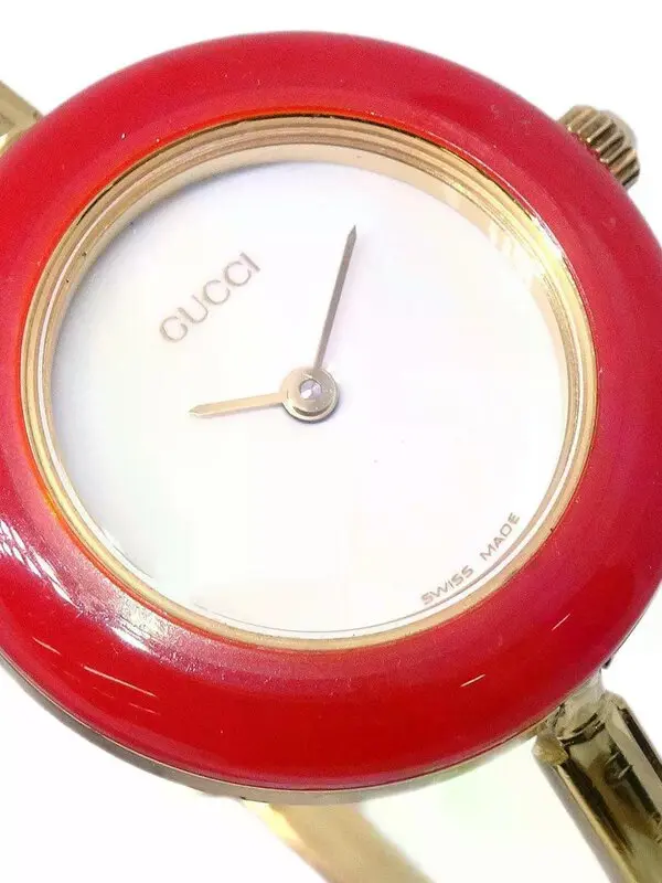 Gucci Change Bezel Chameleon 25mm Watch - White