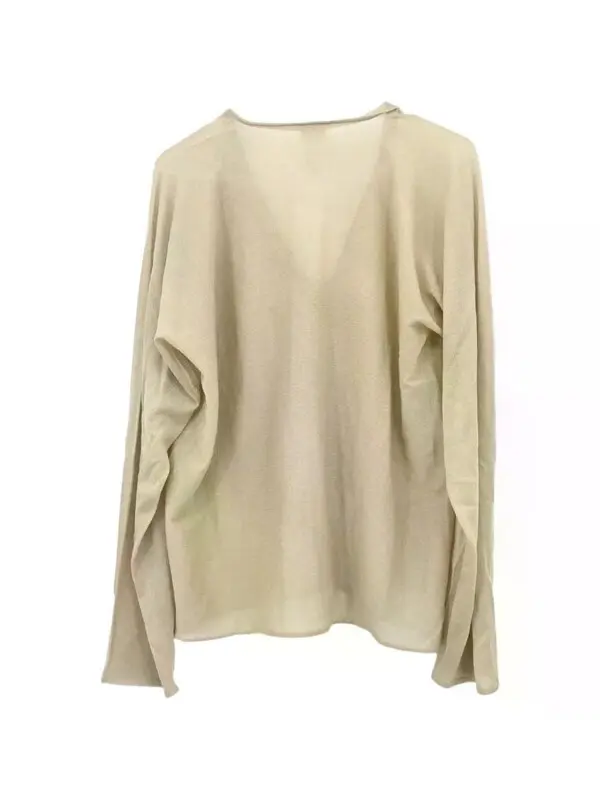 Hermès Sheer Long-sleeve Cardigan