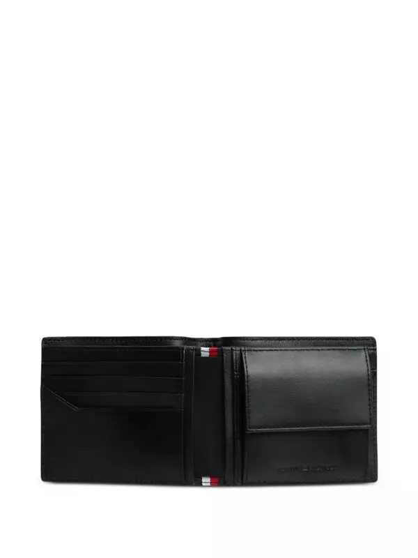 Tommy Hilfiger Logo-plaque Bifold Wallet - Black