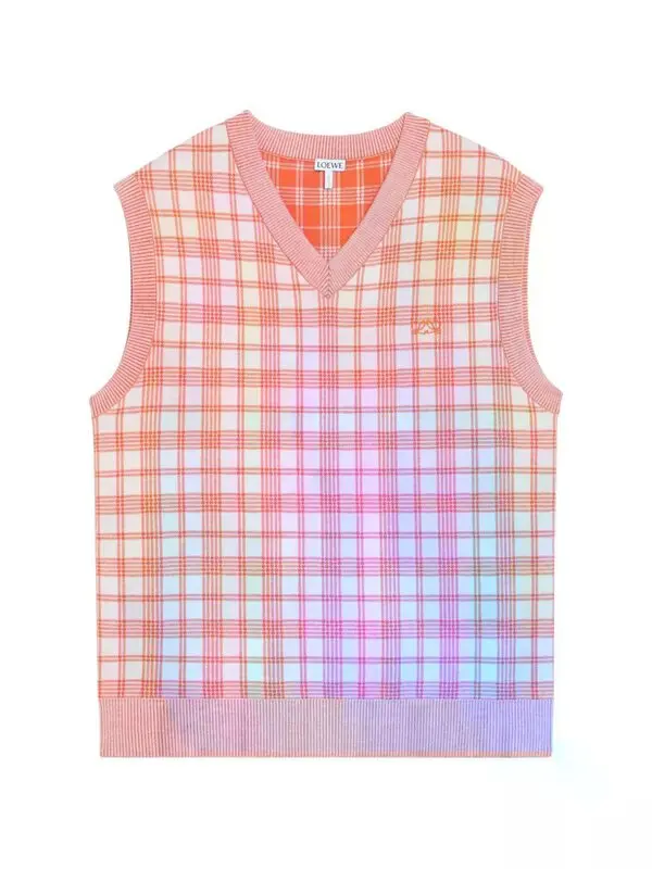 Loewe Vest In Wool - Neutrals