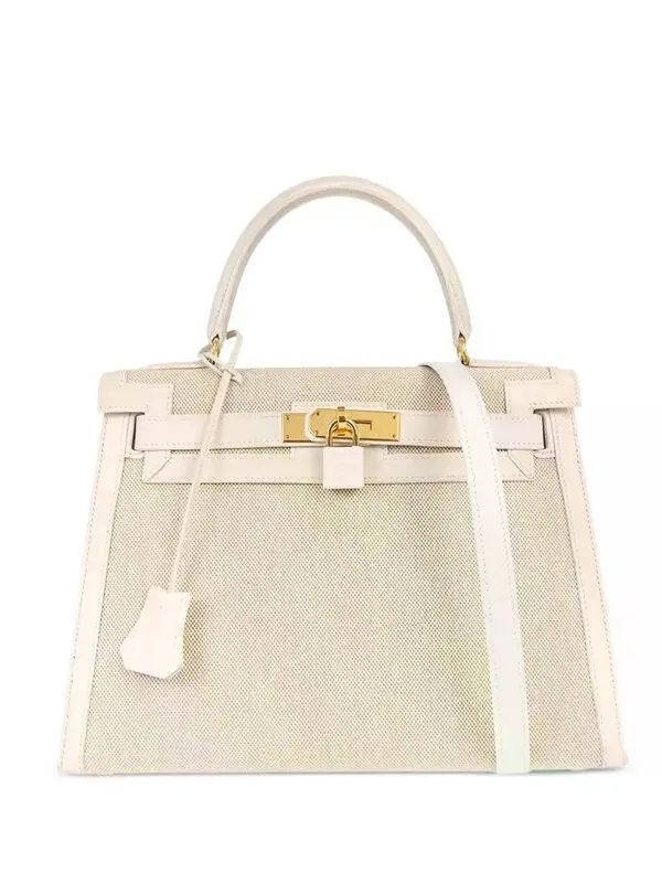 Hermès 1996 28 Kelly Sellier Tote Bag - Neutrals