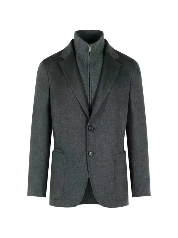 Zegna Dark Mélange Oasi Cashmere Jacket
