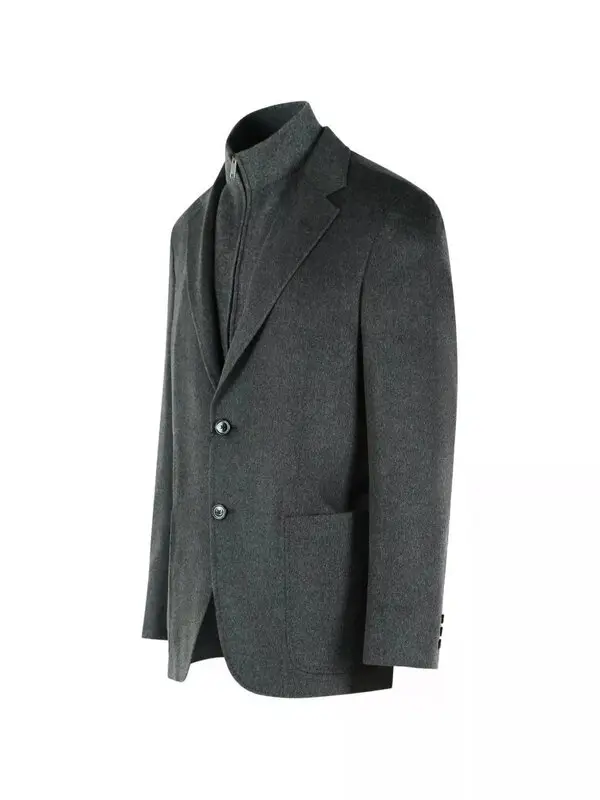 Zegna Dark Mélange Oasi Cashmere Jacket
