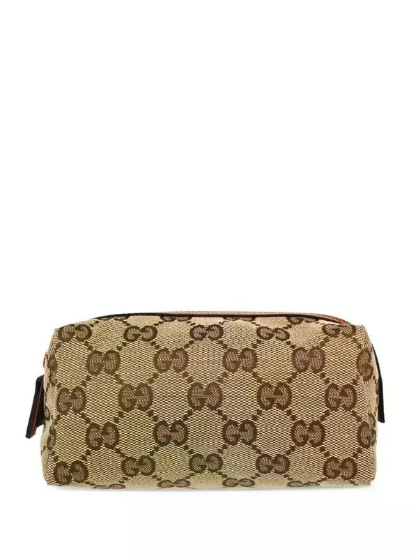 Gucci Gg Canvas Cosmetic Pouch - Neutrals