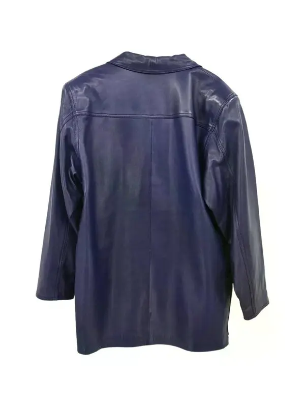 Loewe Single-breasted Leather Jacket