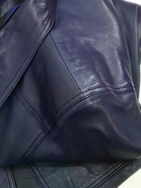 Loewe Single-breasted Leather Jacket