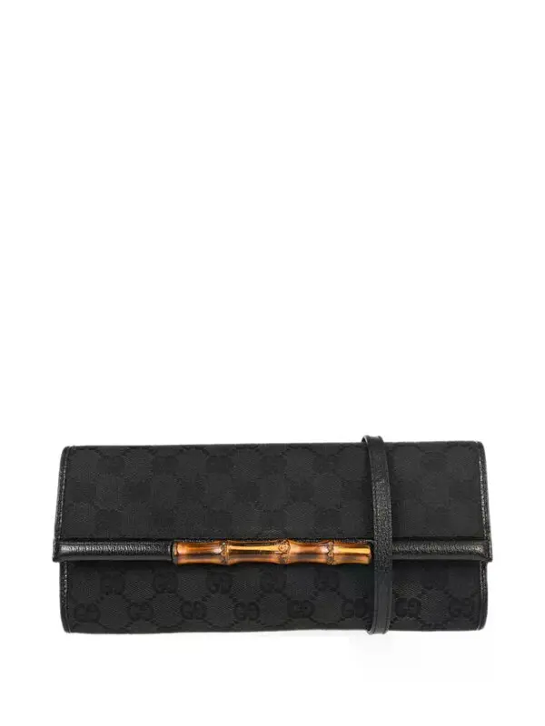 Gucci Gg Bamboo Clutch Bag