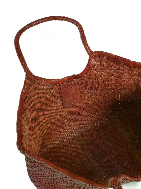 Dragon Diffusion Nantucket Optical Woven-leather Tote Bag
