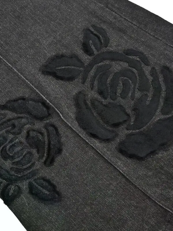 Dior Rose-patch Flared Jeans