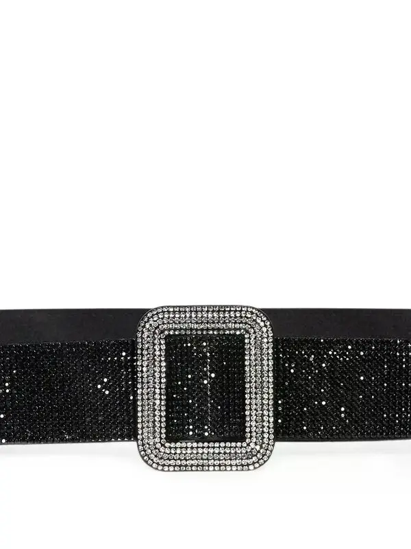 Benedetta Bruzziches Venus Crystal-embellished Belt - Black