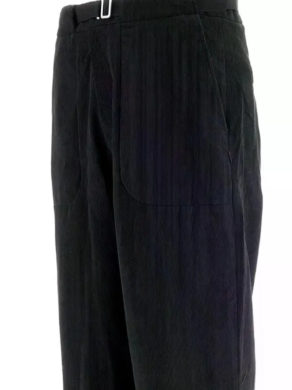 PAS NORMAL STUDIOS Off-race Belted Corduroy Trousers