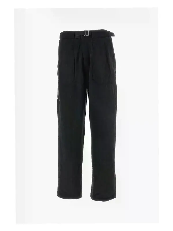 PAS NORMAL STUDIOS Off-race Belted Corduroy Trousers - Black