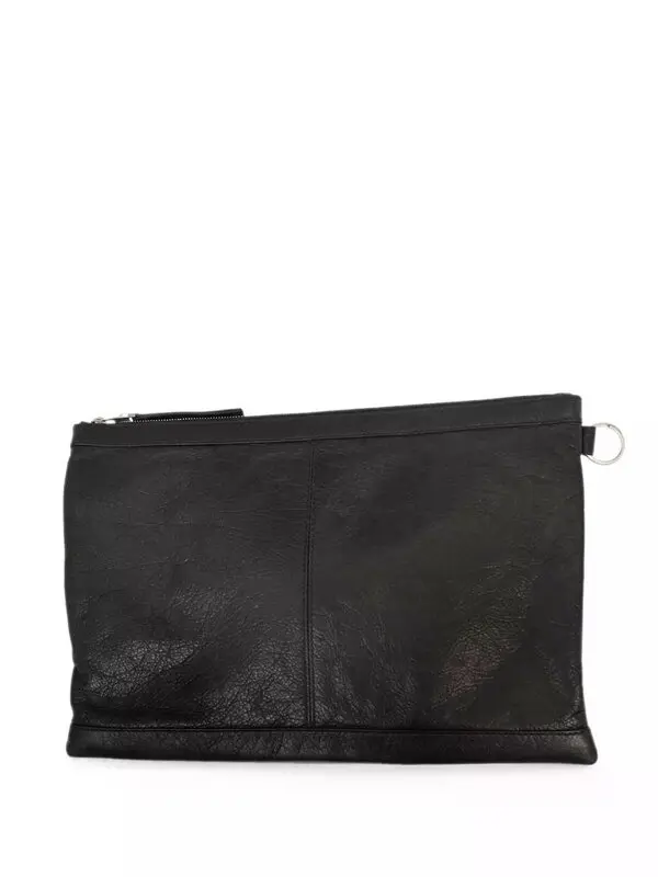 Balenciaga L Clip Leather Clutch Bag