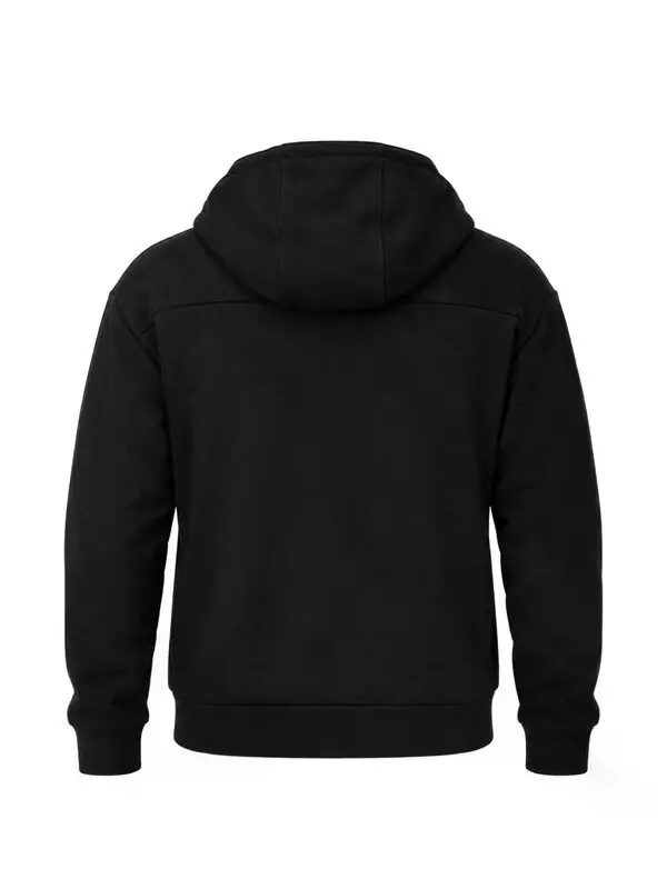 TRUSSARDI Woven-detail Cotton Hoodie