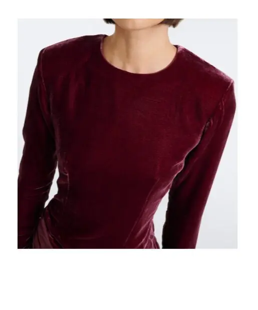 ROTATE BY BIRGER CHRISTENSEN Bow-detail Ruched Velvet Minidress