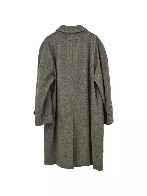 Burberry Button-fastening Wool Single-breasted Coat