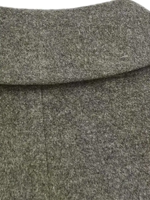 Burberry Button-fastening Wool Single-breasted Coat