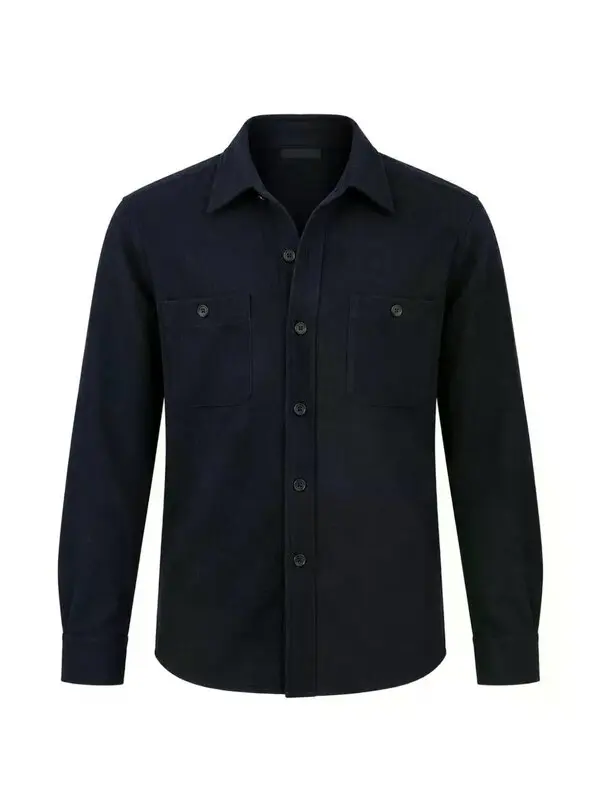 Hartford Percey Button-down Wool Shirt