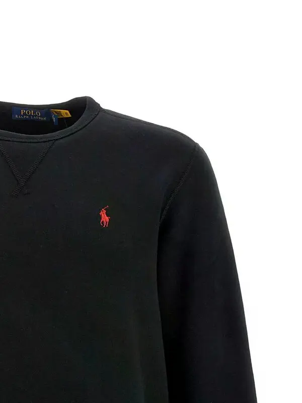 Polo Ralph Lauren Logo-embroidered Sweatshirt - Black