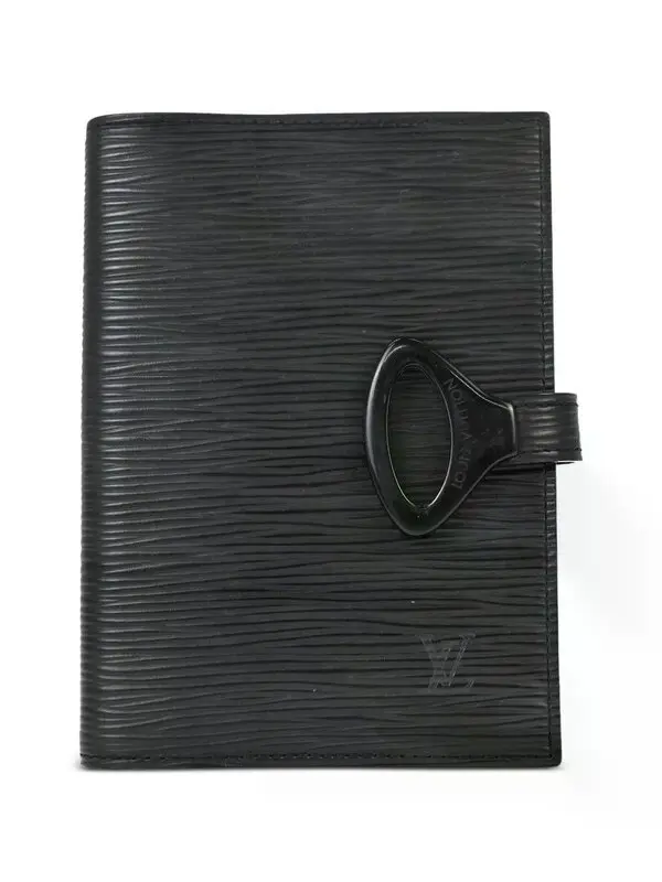 LOUIS VUITTON Pm Epi Agenda Notebook Cover - Black