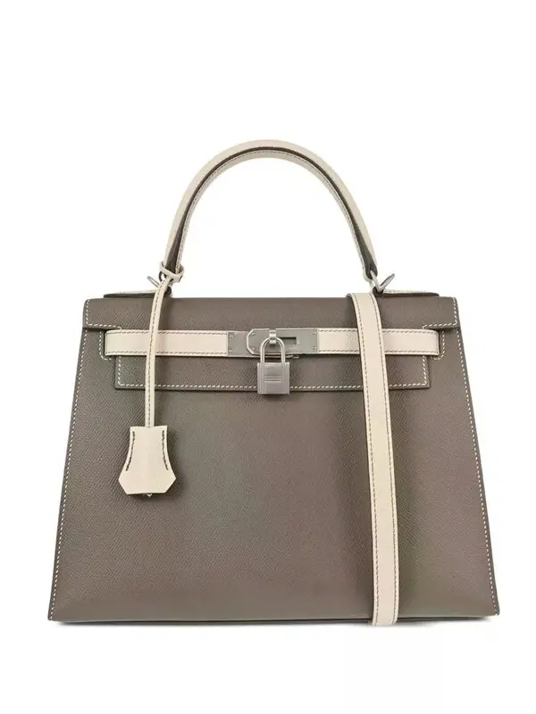 Hermès 2019 28 Kelly Sellier Tote Bag - Grey