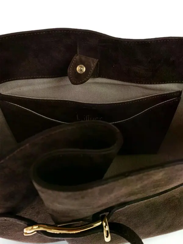 LIFFNER Buckle-detail Suede Tote Bag