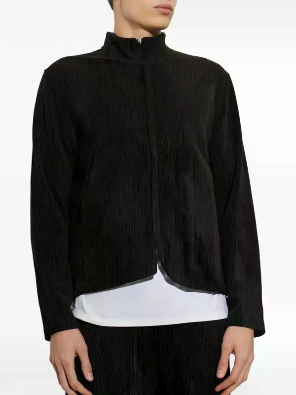 POST ARCHIVE FACTION Ribbed Stand-collar Jacket