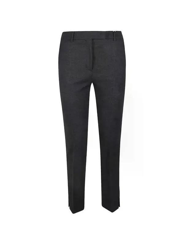 SLOWEAR Pressed-crease Tailored Trousers