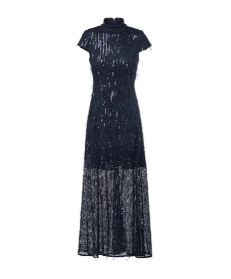 ROTATE BY BIRGER CHRISTENSEN Sequined Gown - Blue