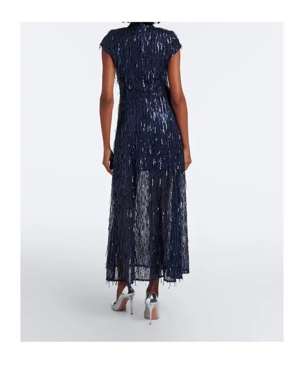 ROTATE BY BIRGER CHRISTENSEN Sequined Gown