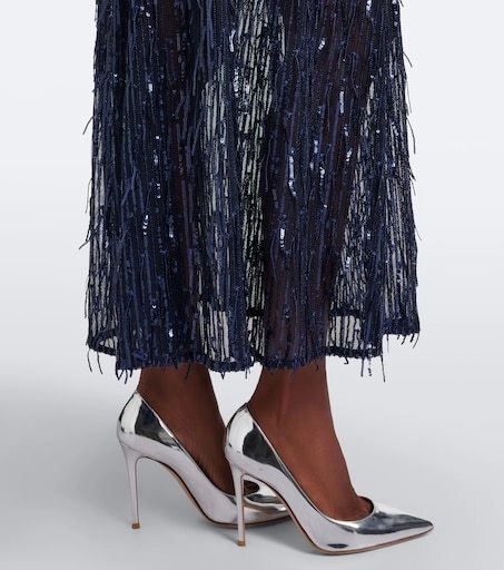 ROTATE BY BIRGER CHRISTENSEN Sequined Gown