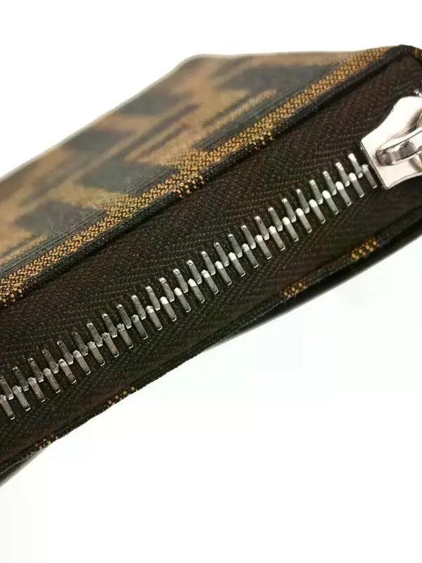 Fendi Zucca Zip-around Cross Body Bag