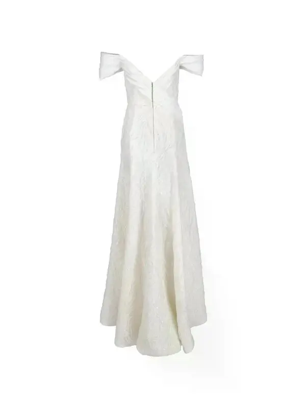 MARCO GABRIELLI ATELIER Off-shoulder Sequin-embellished Maxi Dress