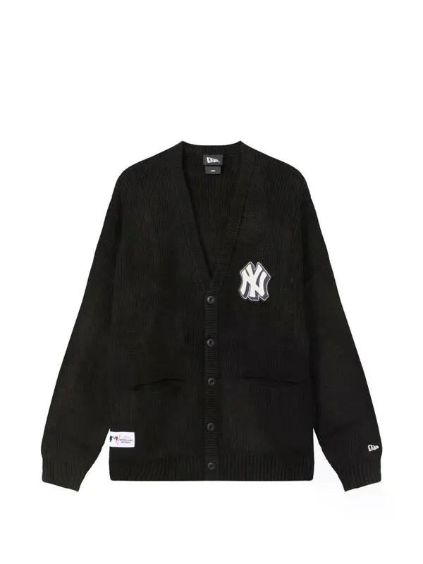 New Era Logo-patch Knit Cardigan