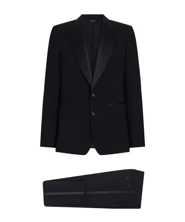 Dolce & Gabbana Dolce Gabbana Single-breasted Tuxedo Sicilia Light Suit
