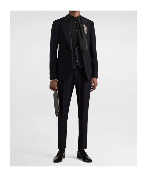Dolce & Gabbana Dolce Gabbana Single-breasted Tuxedo Sicilia Light Suit
