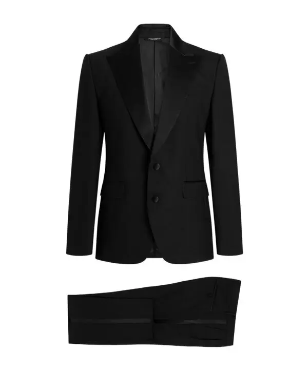 Dolce & Gabbana Dolce Gabbana Satin-lapel Single-breasted Suit