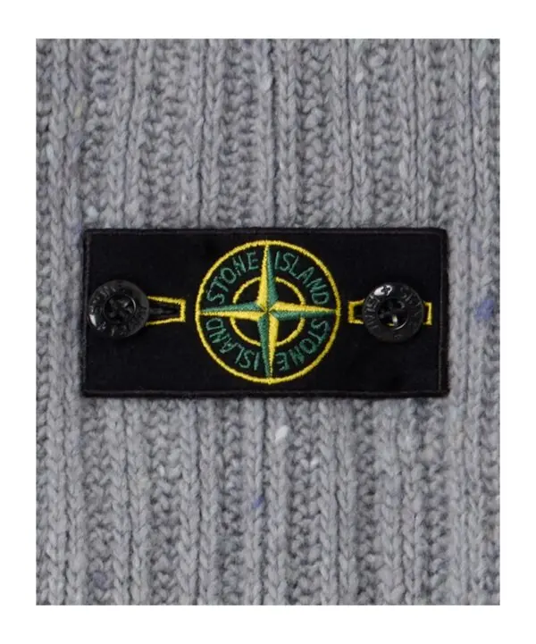 Stone Island Regular-fit Crewneck Jumper With Fine Ribbing
