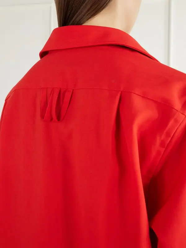 WILLY CHAVARRIA Wool-twill Shirt