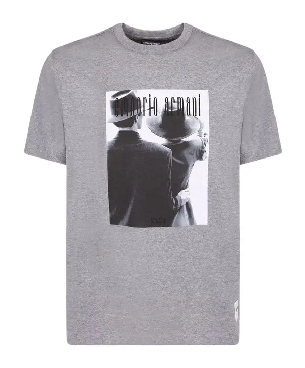 Emporio Armani Graphic Printed Crewneck T-shirt
