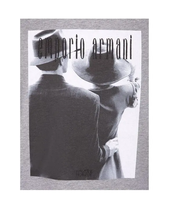 Emporio Armani Graphic Printed Crewneck T-shirt