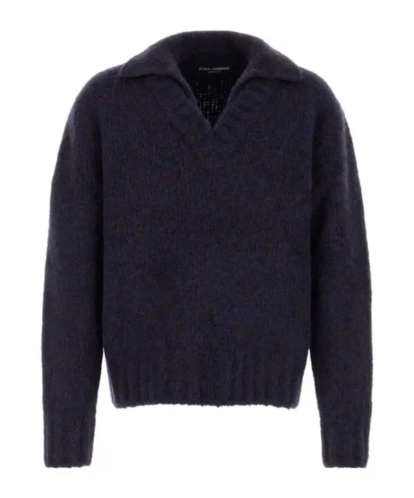 Dolce & Gabbana Dolce Gabbana V-neck Knitted Jumper