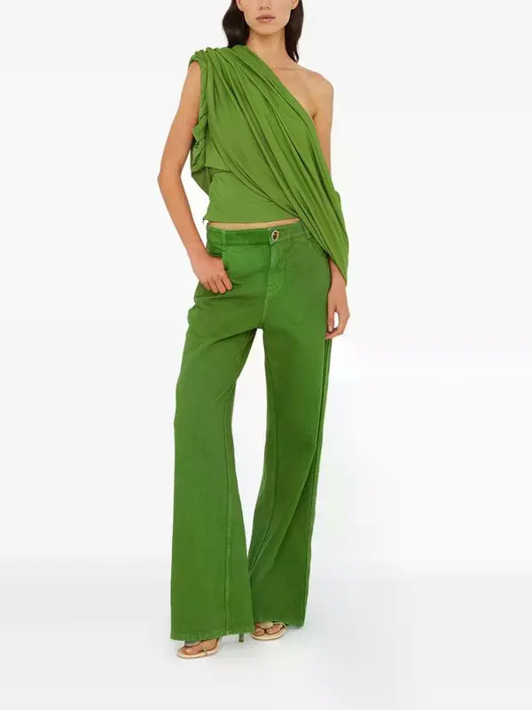 Christopher Esber Alba Draped One-shoulder Top