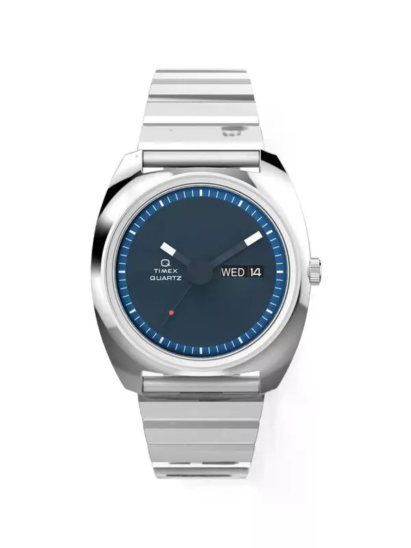 Timex® Q 1975 Enigma Reissue 37mm Watch - Blue