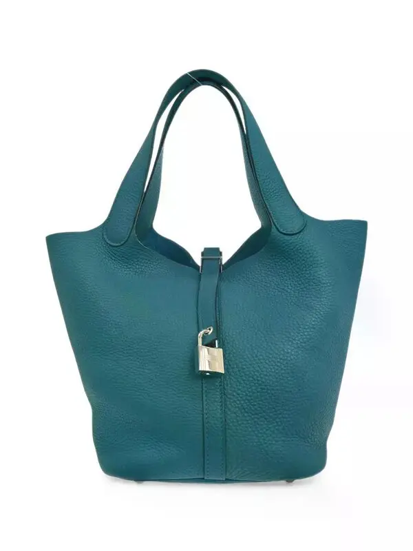 Hermès 2019 Mm Picotin Lock 22 Tote Bag - Blue