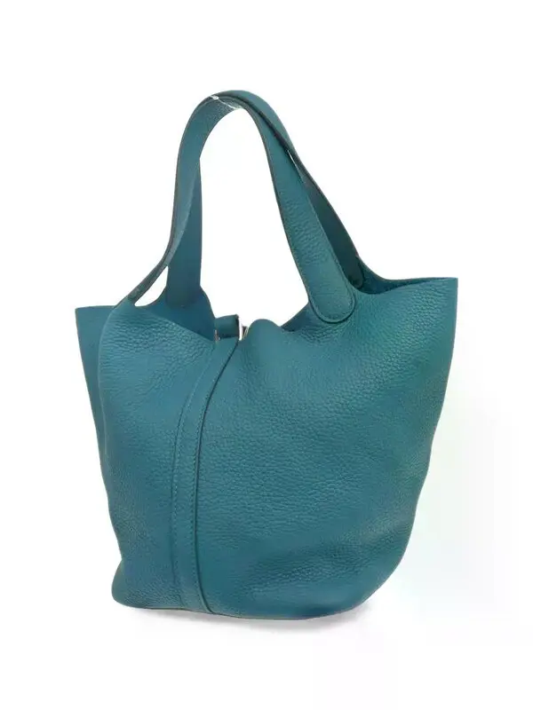 Hermès 2019 Mm Picotin Lock 22 Tote Bag - Blue