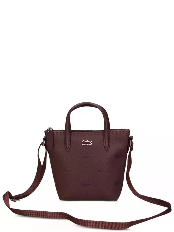 Lacoste Mini Zipped Tote - Red