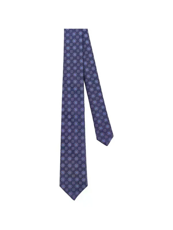 Kiton Geometric-print Tie
