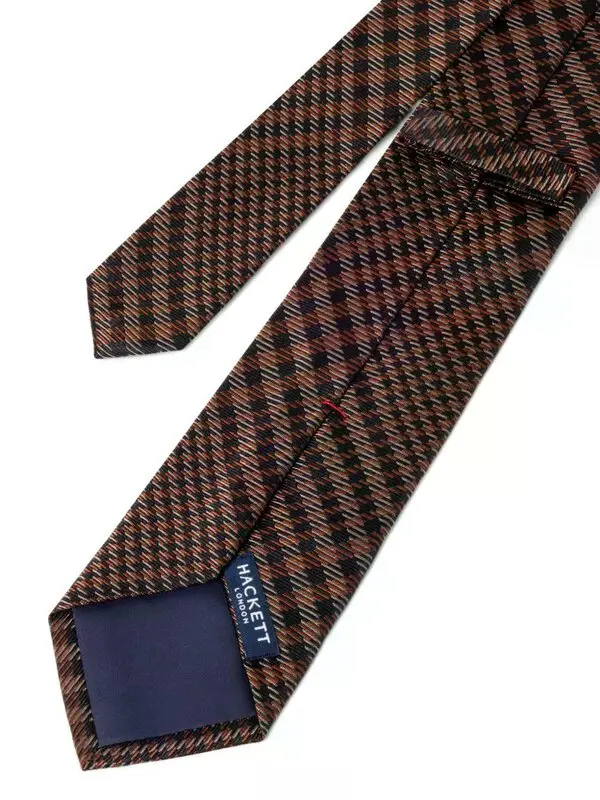 HACKETT  Prince Of Wales Silk Tie